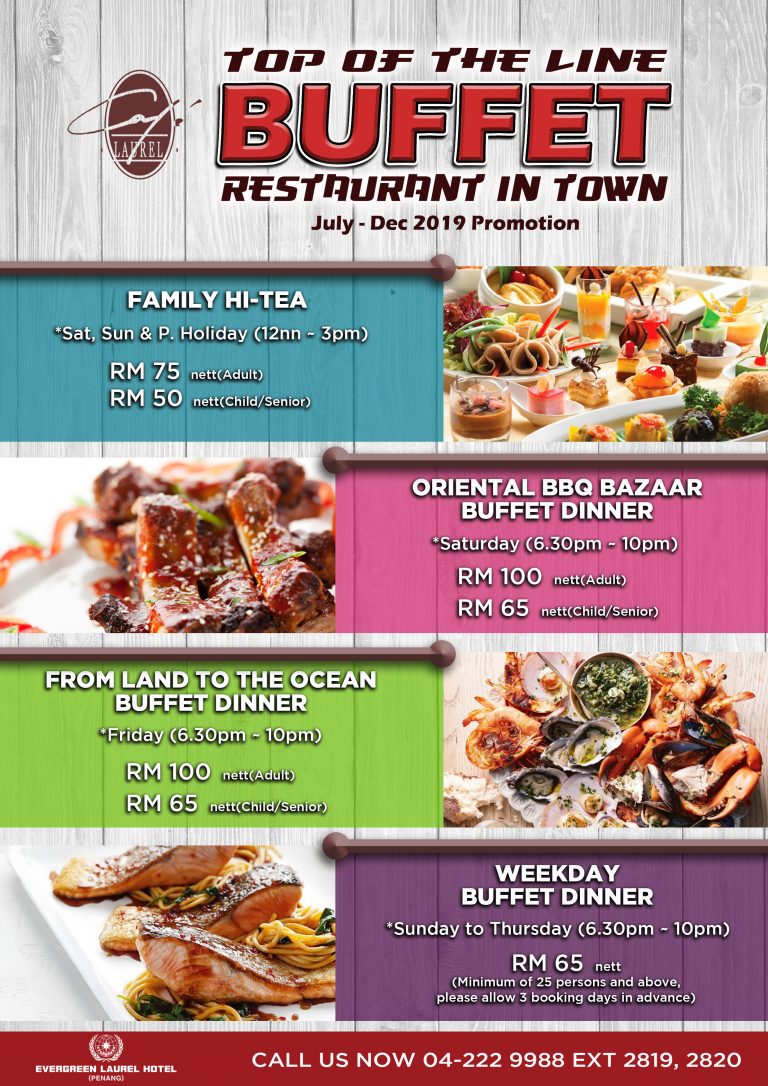 JULY Buffet Poster 2019 | CRIZ BON APPETITE